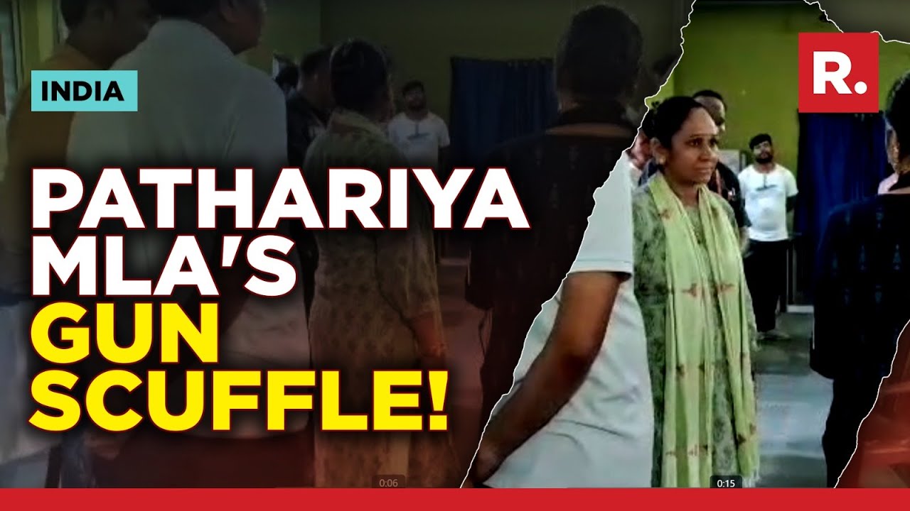 Pathariya MLA brandishes gun at Nagar Panchayat President in government ...