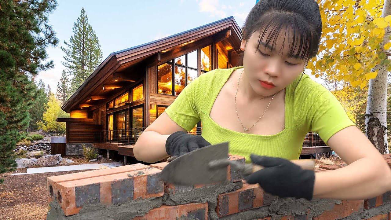 Build Finalizing The Log Cabin In The Wilderness | Build a "Great" House - YouTube