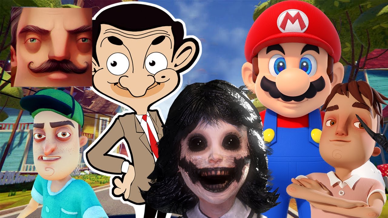 Hello Neighbor - New Secret Neighbor MrBean Shrek Agatha Mario History ...