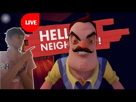 Hat Rock Official is live playing hello neighbour act 3 first time # ...