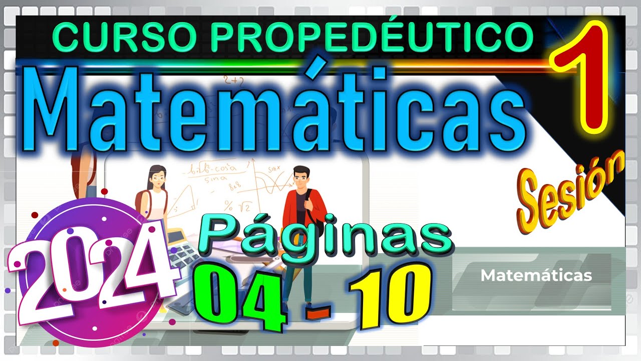 curso propedeutico 2024-2025 | curso propedeutico EDIEMS Matematicas 2024-2025 SESIÓN 1 - YouTube