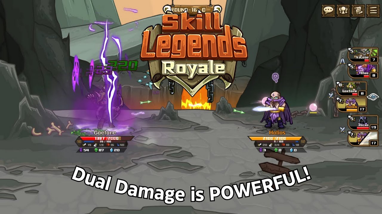 Dual Damage is POWERFUL! | Skill Legends Royale - YouTube