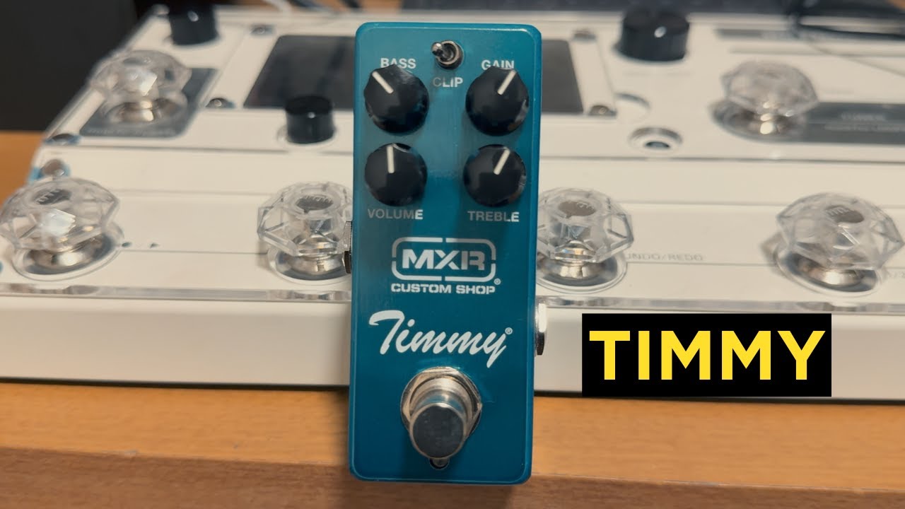 TIMMY OVERDRIVE - MXR CUSTOM SHOP - YouTube