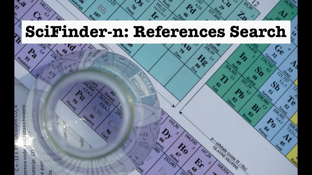 SciFinder-n: References Search - YouTube
