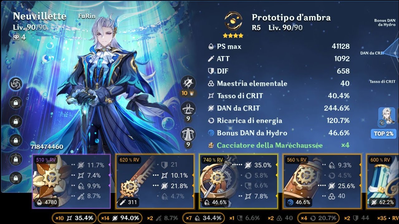 My Neuvillette have Prototype Amber - YouTube