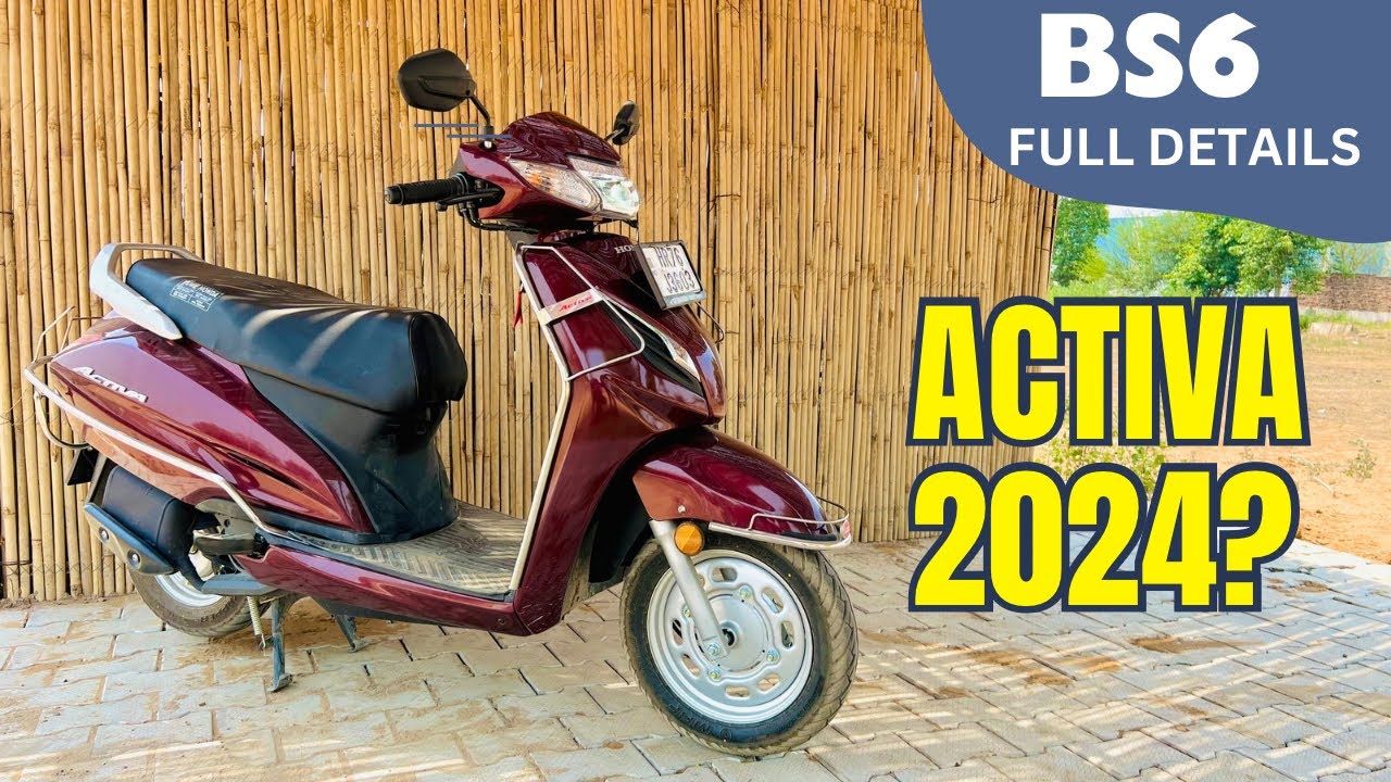 Honda Activa Dlx 110cc in 2024?🧐 Activa dlx fully detailed review in ...
