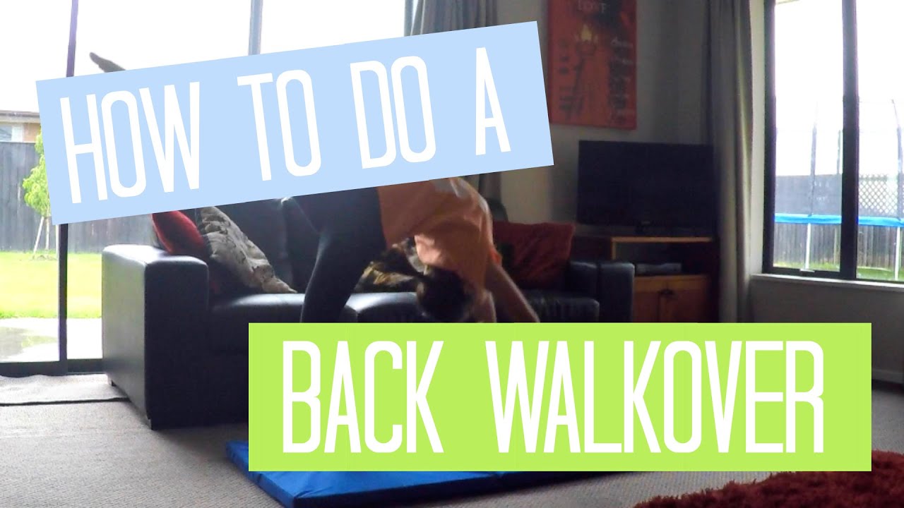 How To Do a Back Walkover - YouTube