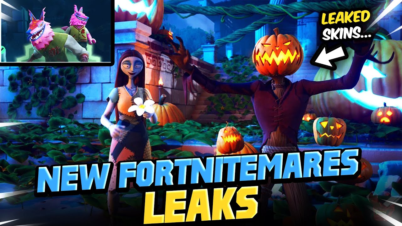 New FORTNITEMARES Leaks 👻 + Nightmare before Christmas Skins & NEW Cars ...