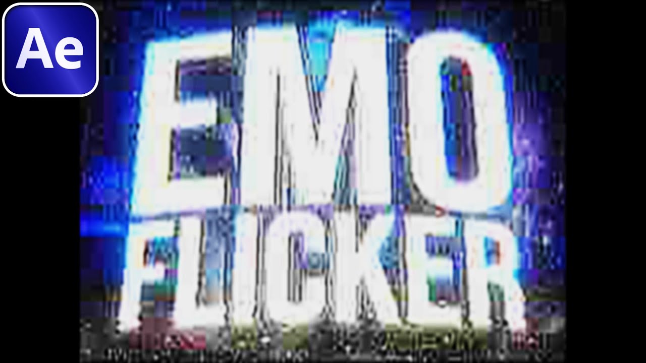 How to Create the EMO FLICKER EFFECT in After Effects (NO PLUGINS ...