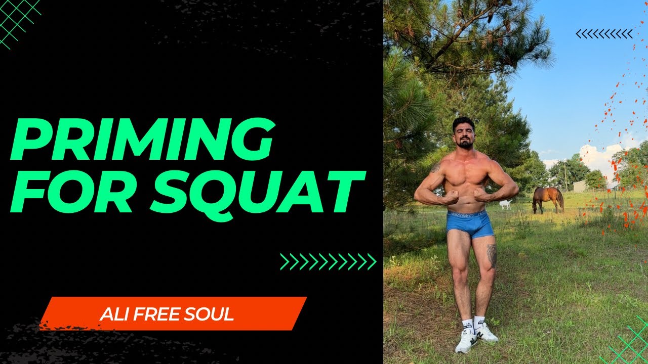 Great way to prime your body for squat - YouTube