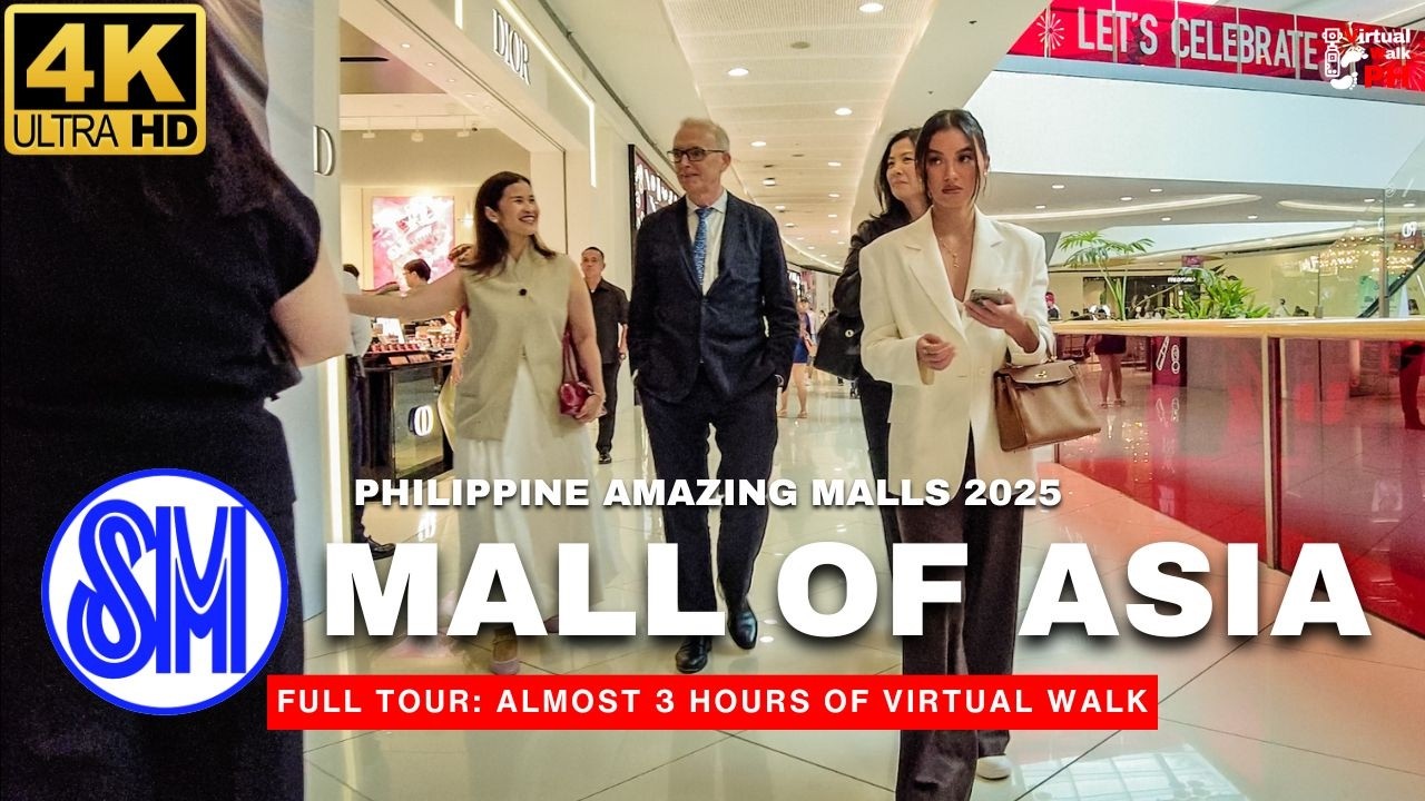 [4K] SM Mall of Asia Full Tour | Over 2 hrs Virtual Walk in the ...