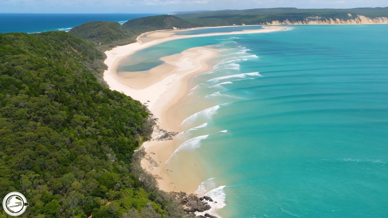 Drone Scenery Rainbow Beach (Double Island Point) - YouTube