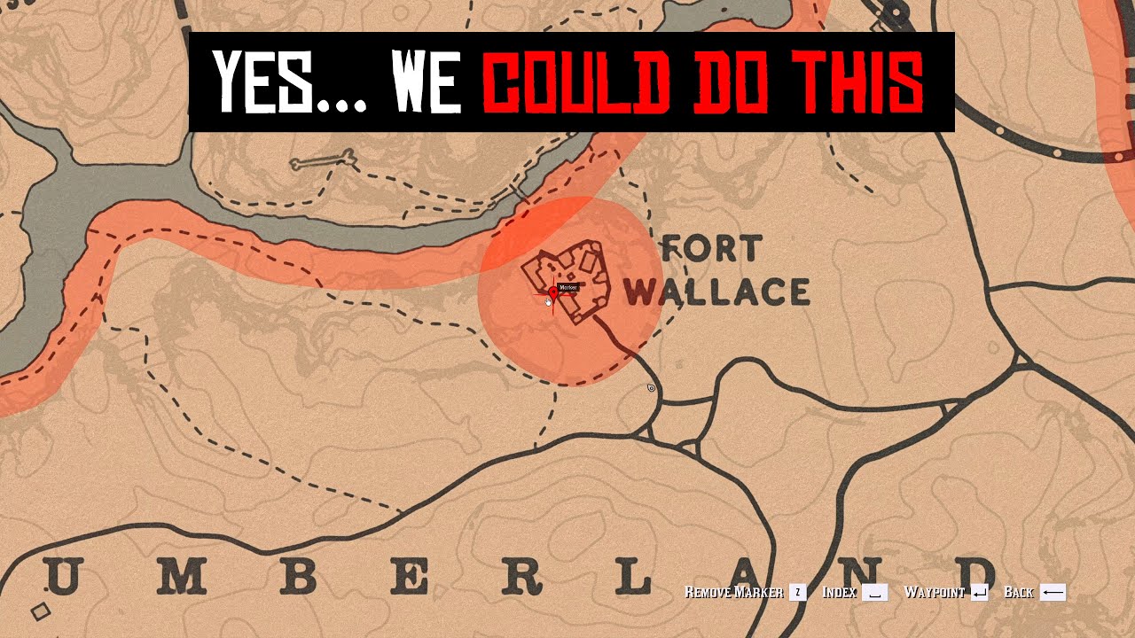 We actually could do this in restriction area in Fort Wallace - RDR2 ...