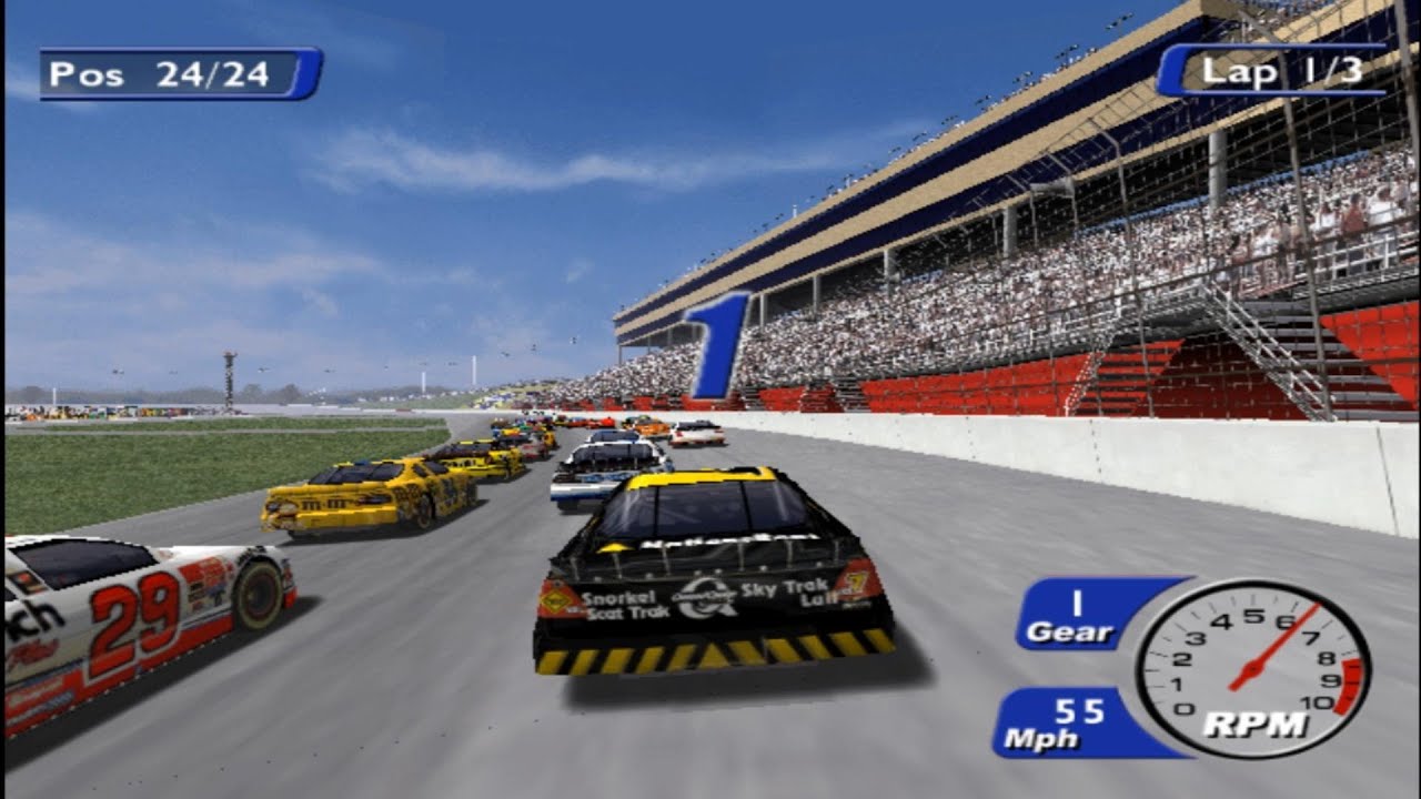 NASCAR HEAT (PS2) - YouTube