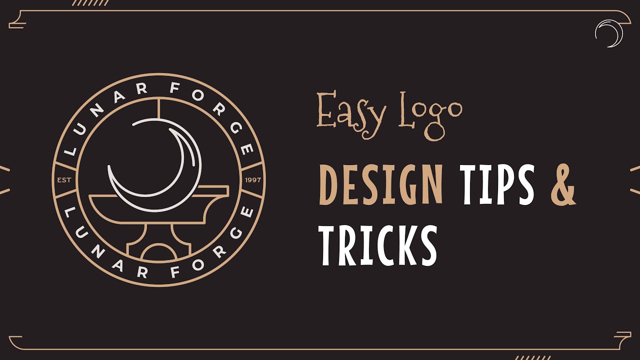 How To Design a Lunar Forge Logo in Adobe Illustrator | Moon & Metal ...