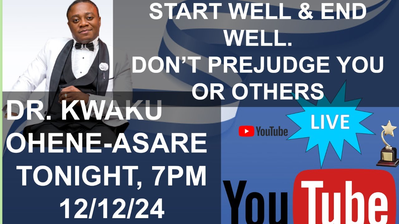 START WELL & END WELL. DON’T PREJUDGE YOU OR OTHERS - YouTube