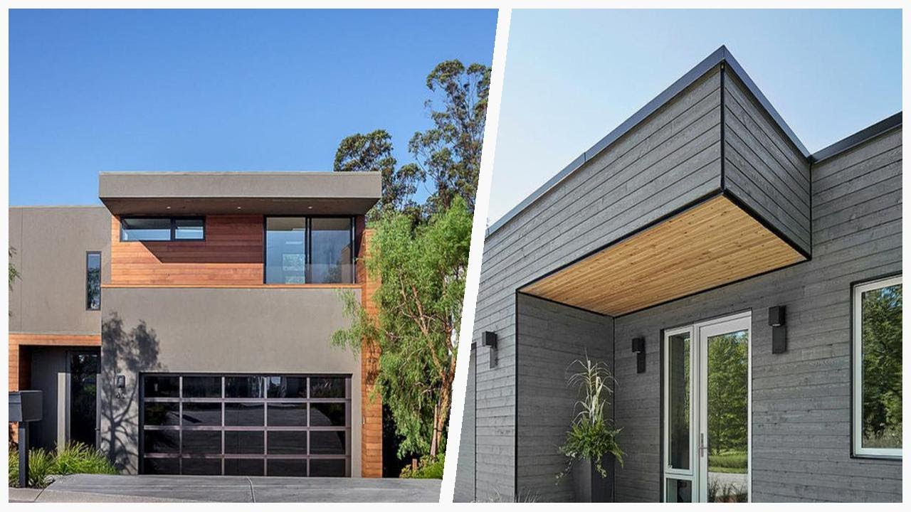 75 Wood Exterior Home With A White Roof Design Ideas You'll Love ...