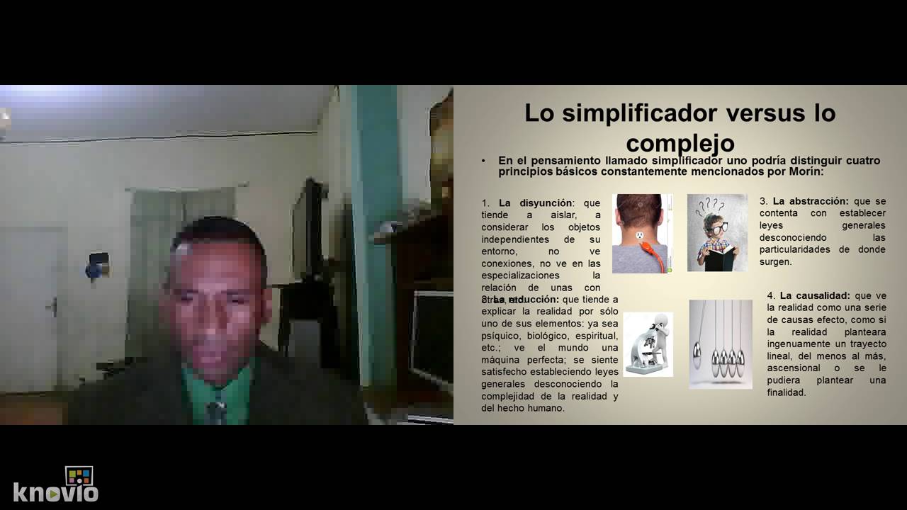 Reflexión sobre la realidad compleja dentro del contexto contemporáneo ...