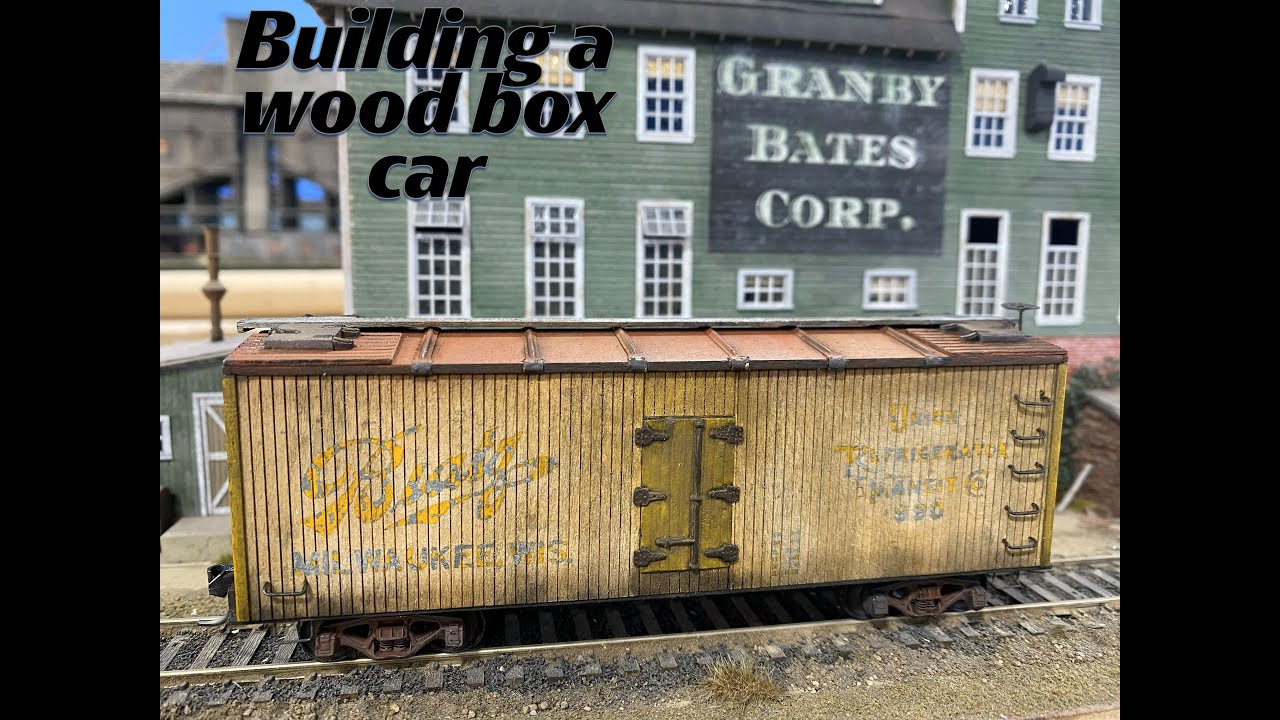 Building A Wood Boxcar - YouTube