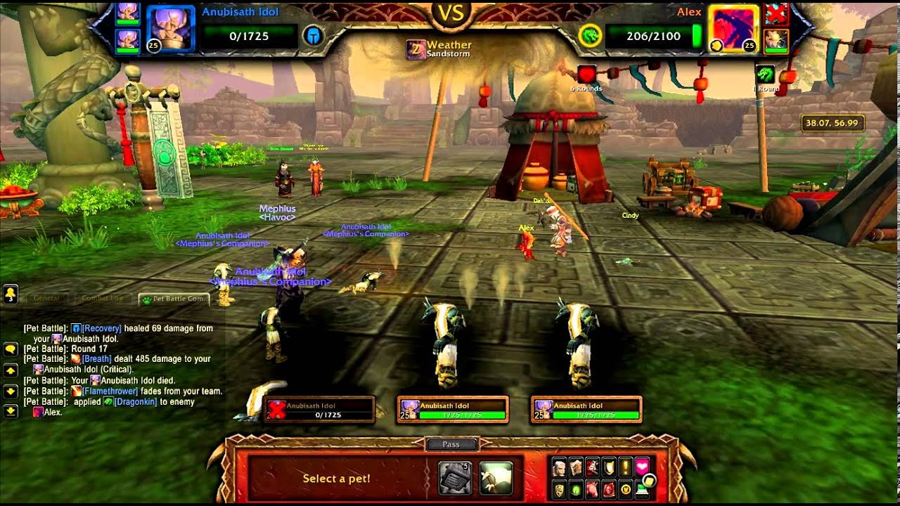 WoW Pet Battles: Pet Battle Celestial Tournament. Part 1 - YouTube