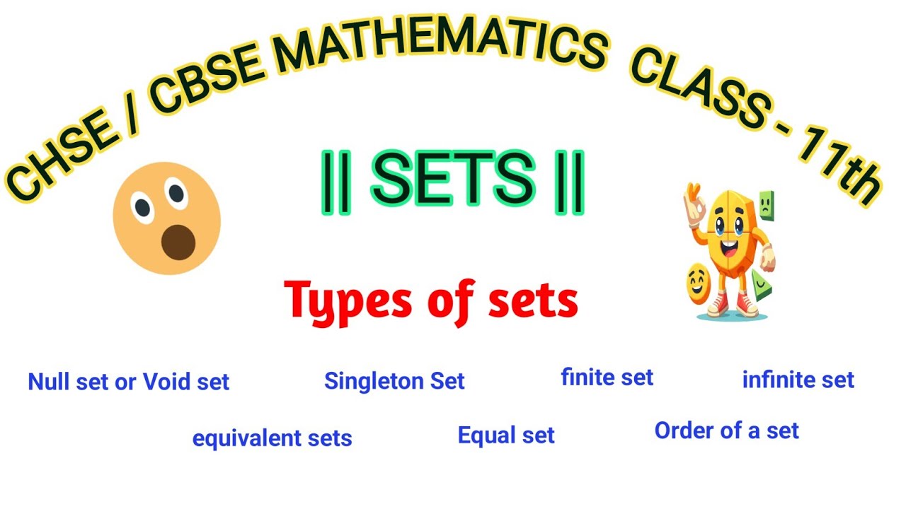 Types of sets || class -3 || SatyamjyotiTutor - YouTube