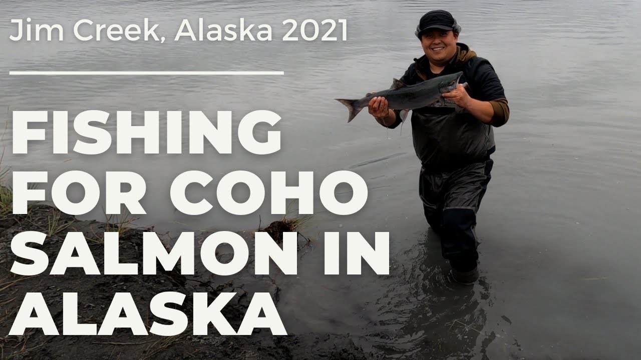 Fishing For Coho Salmon In Alaska - Jim Creek 2021 - YouTube