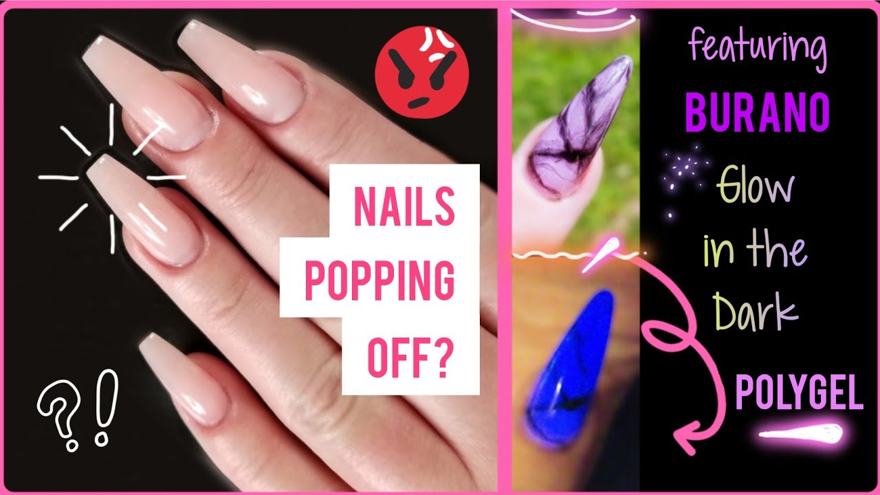 POLYGEL STEP BY STEP PREP & APPLICATION 💅 (+ Burano Glow in the Dark ...
