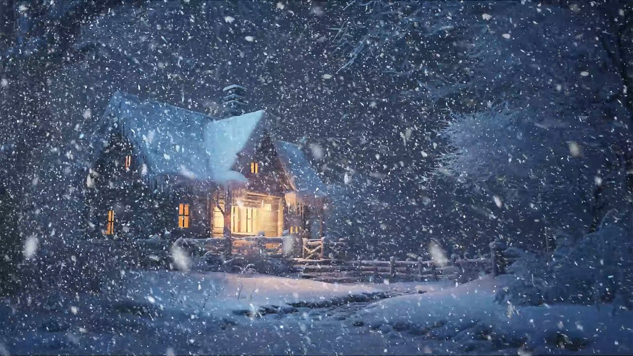 Heavy Blizzard, Winter Storm & Wind Sounds for Sleeping┇Frosty ...