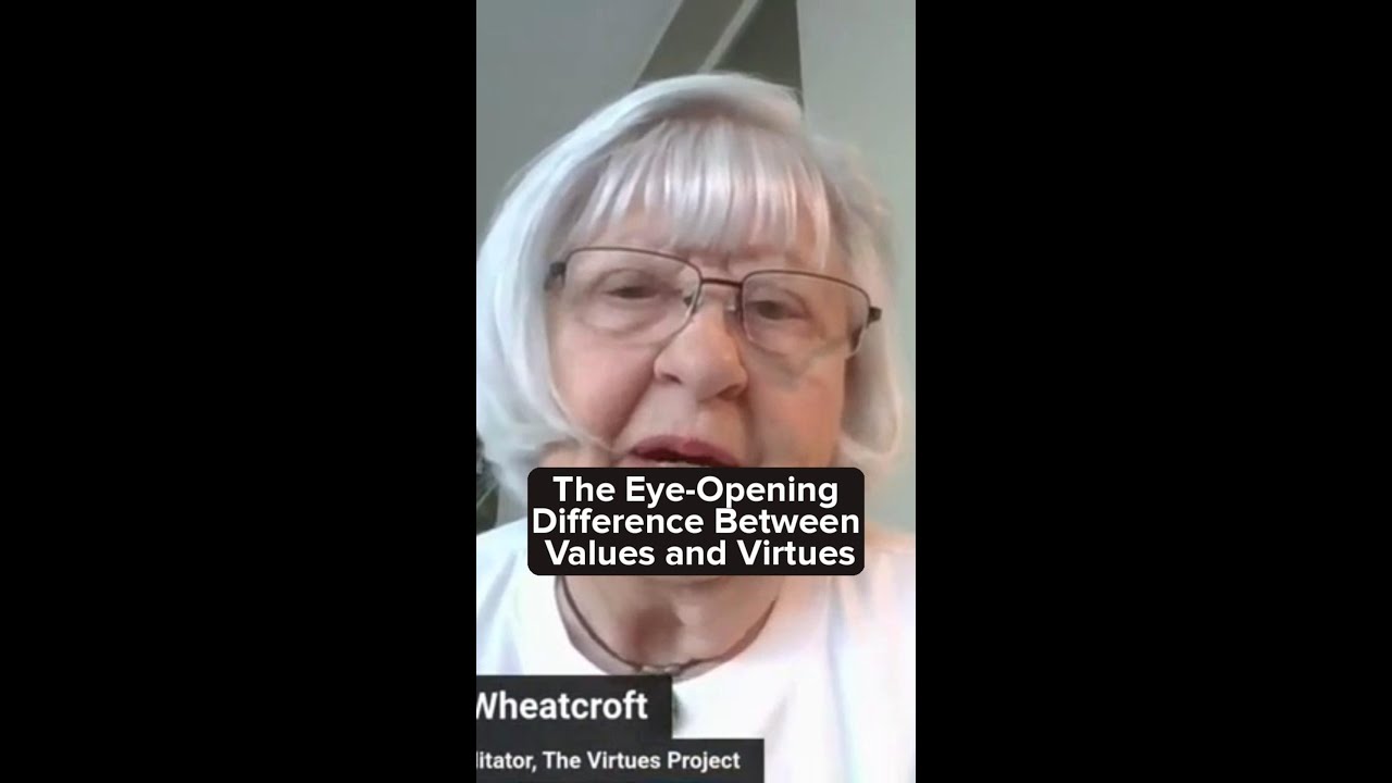 The Eye-Opening Difference Between Values and Virtues - YouTube