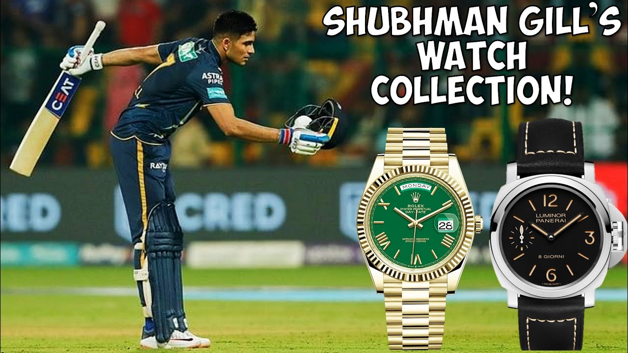 REACTING to Shubhman Gill's INSANE Rolex Watch Collection! - YouTube