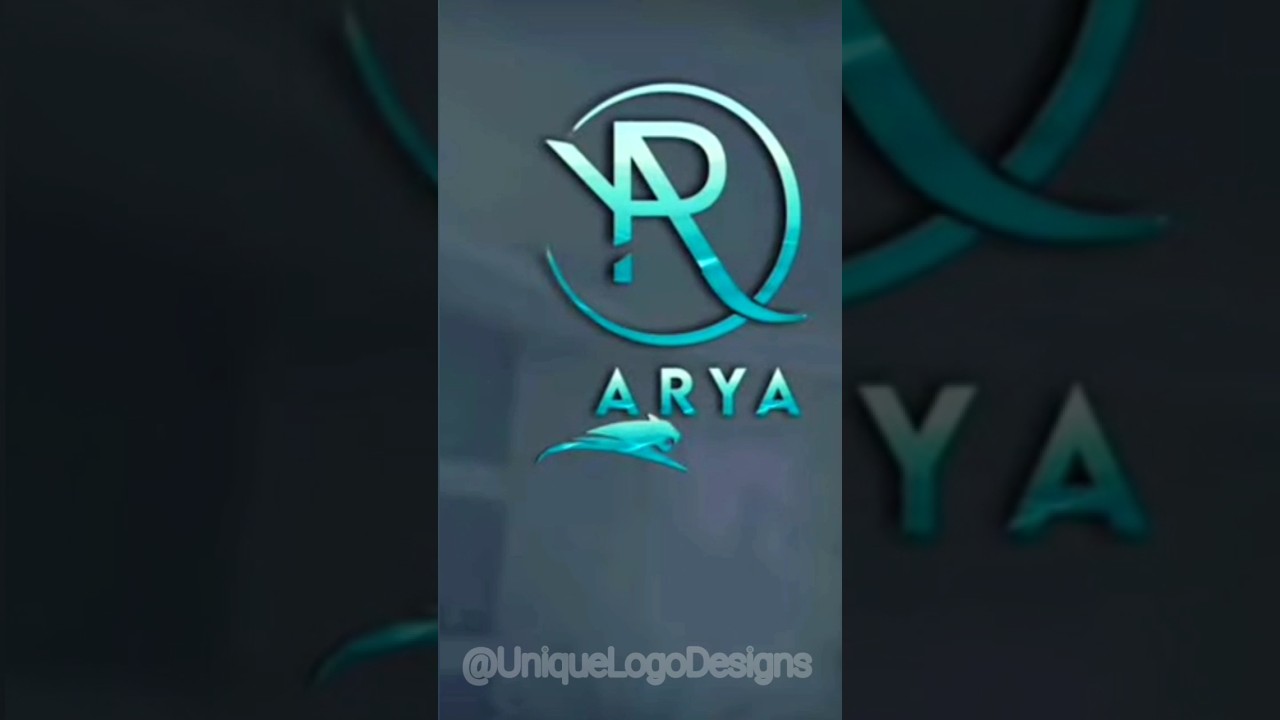 Arya Name Logo