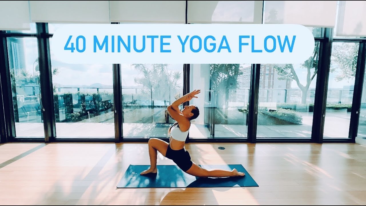 40 minute - Dynamic Vinyasa Yoga Flow (wave) - YouTube