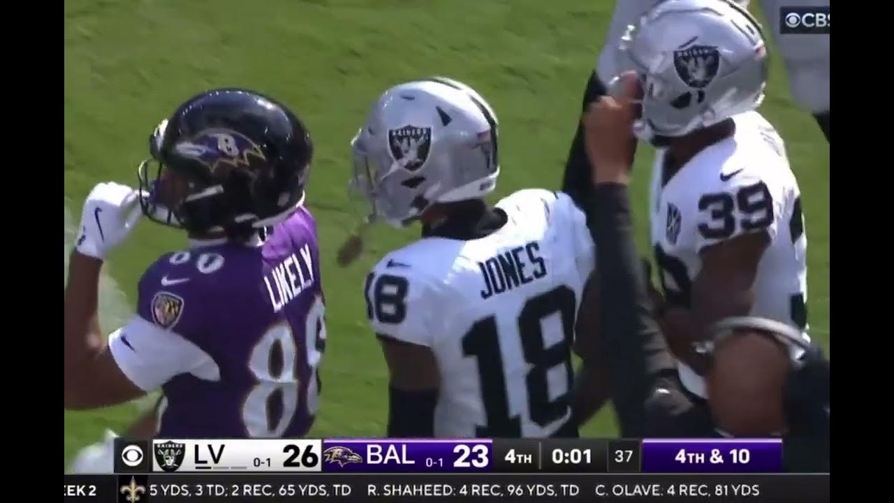 Raiders vs ravens crazy ending! (NFL regular season 2024 week 2) - YouTube