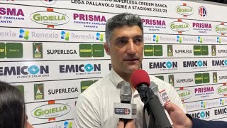 Andrea Giani dopo la gara con Taranto by @MODENA VOLLEY - eDayFm