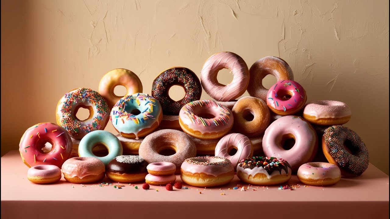 How Doughnuts Are Made:🤩😍 Inside the Delicious Doughnut Factory! 🍩 ...