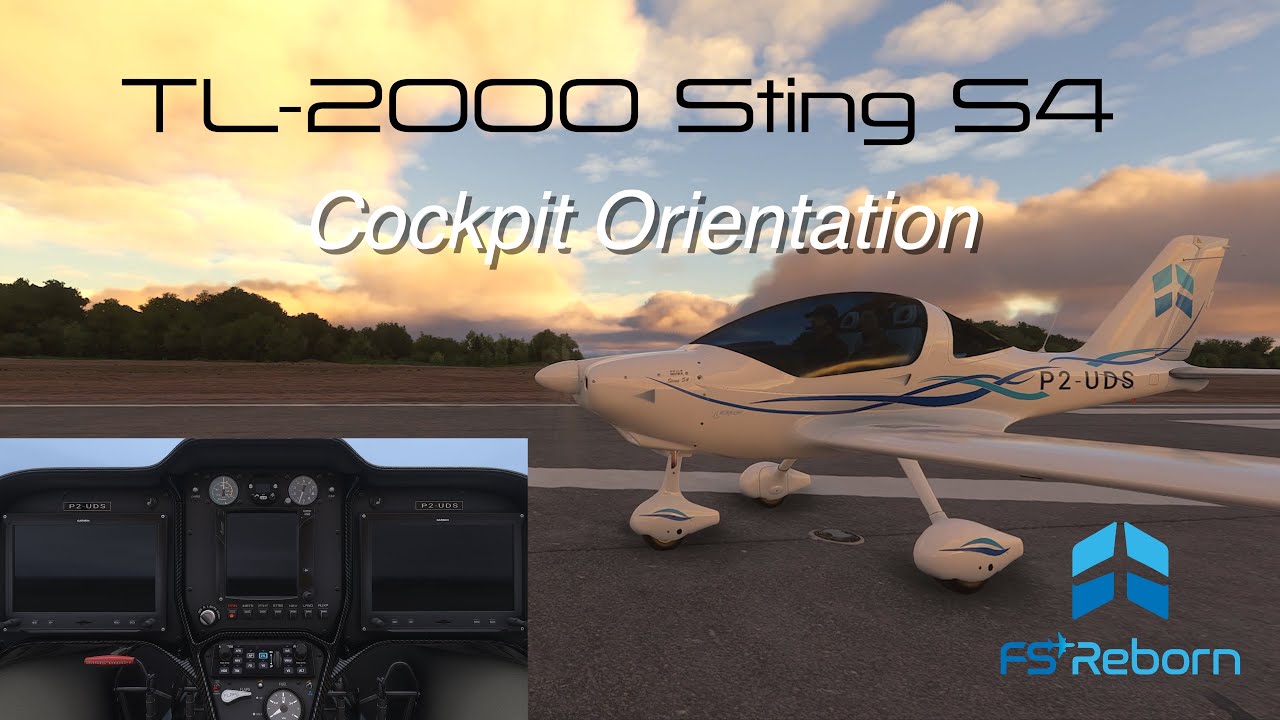 TL-2000 Sting S4 - TL Ultralight - Video 1 - Cockpit Orientation - YouTube