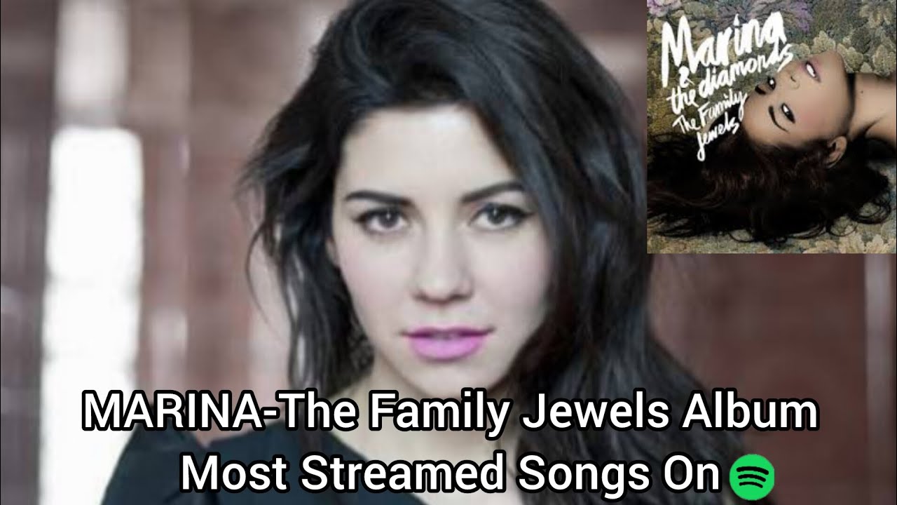 MARINA-The Family Jewels Album Most Streamed Songs On Spotify - YouTube