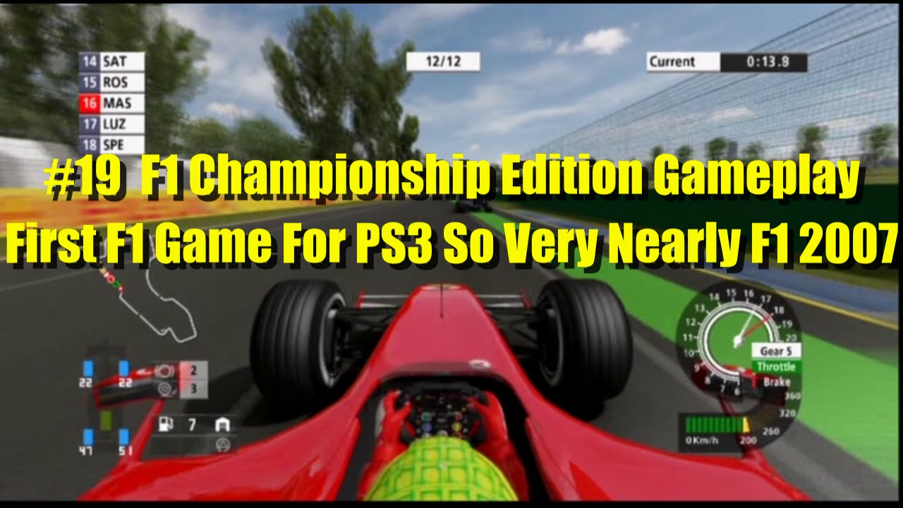F1 Championship Edition PS3 So Very Nearly F1 2007 - YouTube
