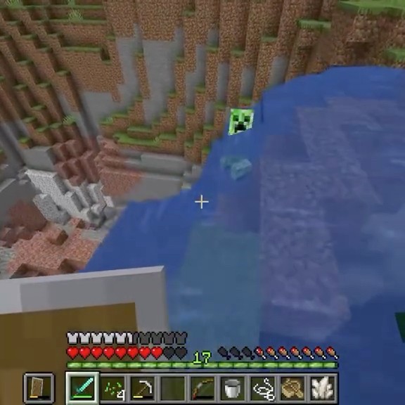 MINECRAFT CREEPER VERFOLGT MICH IM WASSER 😱💣 ICH KONNTE NICHT ENTKOMMEN ...