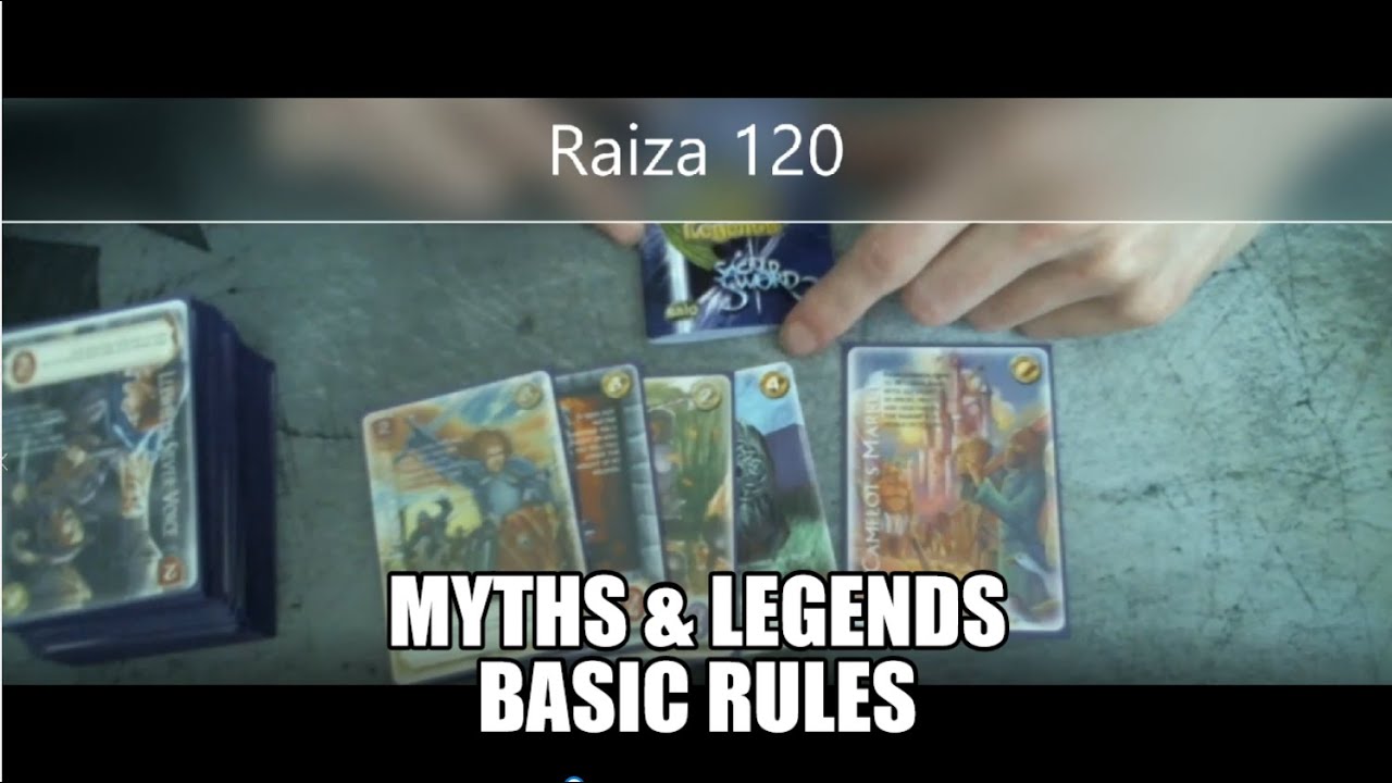 Myths and Legends Trading Card Game - Basic Beginner Rules / Guide ...