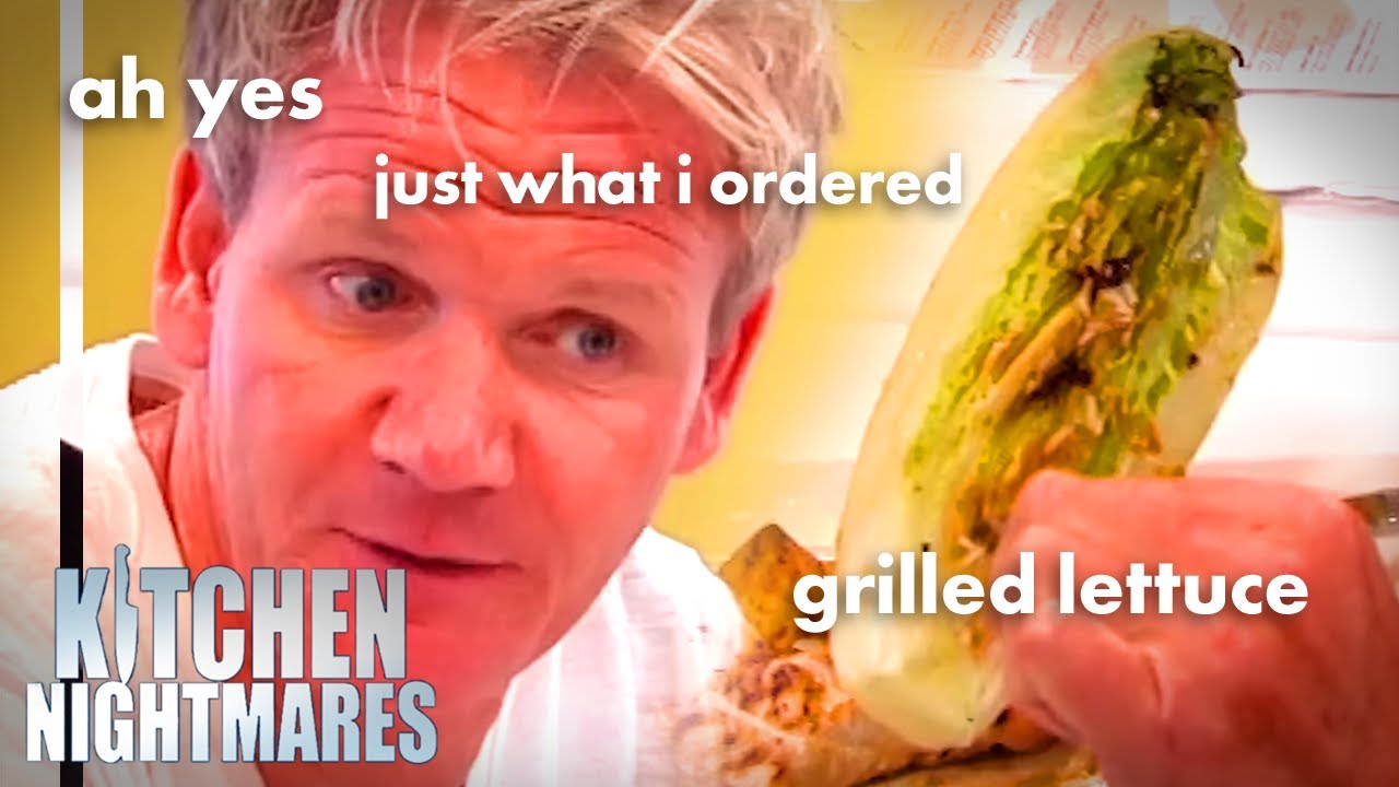 this video grilled my caesar salad | Kitchen Nightmares - YouTube