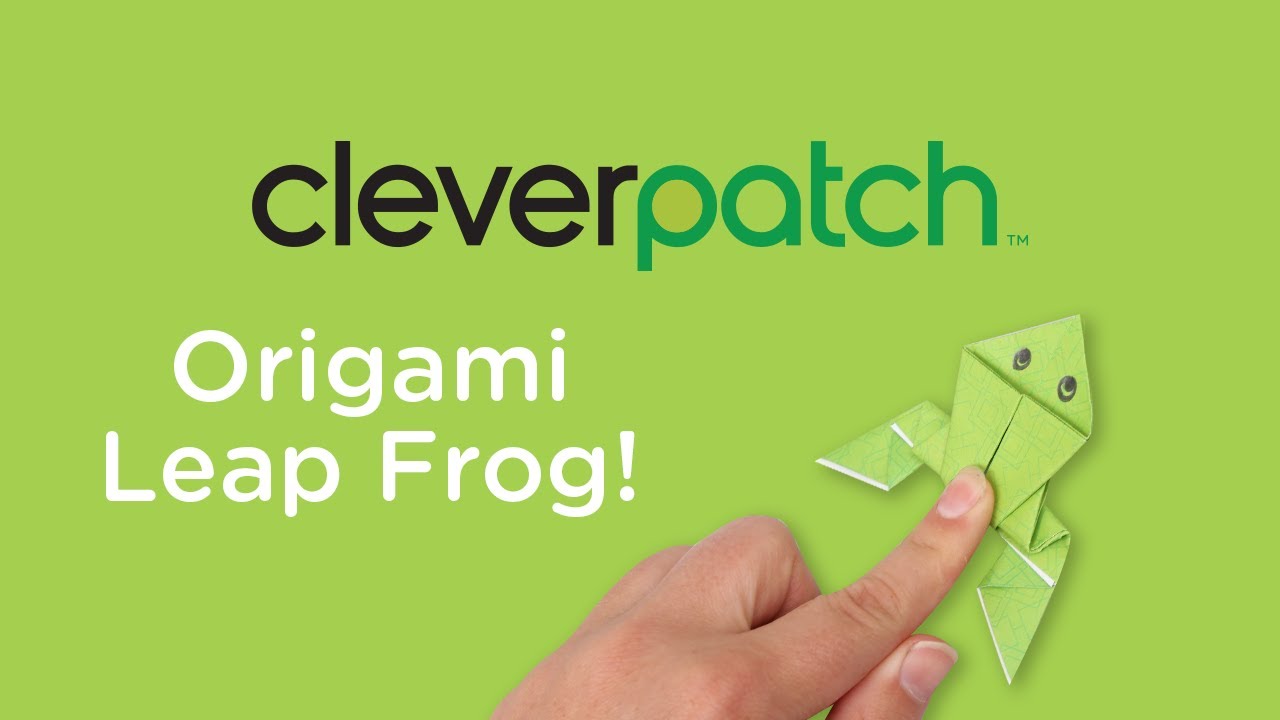DIY/Craft Activity – Origami Leap Frog - YouTube