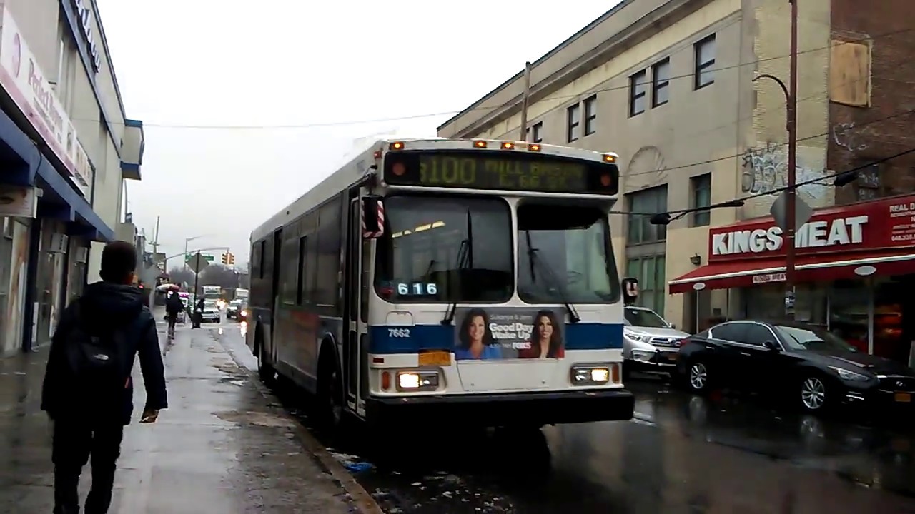 MTA New York City Bus: 2003 Orion VII CNG [#7662] B100 Bus at Quentin ...
