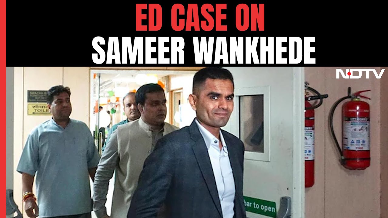 ED Case On Sameer Wankhede: NDTV 24x7 Live TV - YouTube