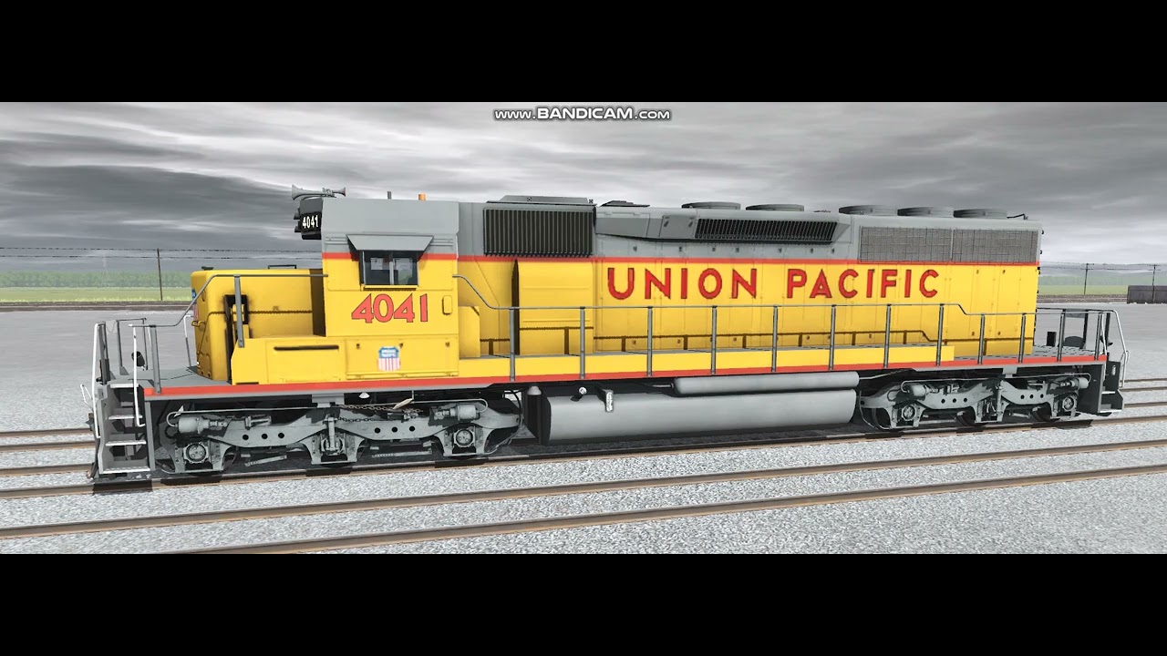 UP SD40-2 #3719 RS3L - YouTube