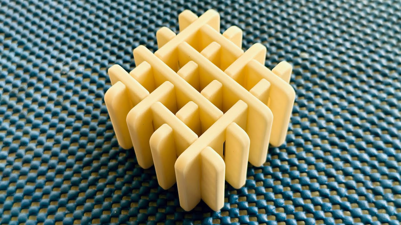 Lattice Cube/Puzzle - another tutorial - YouTube