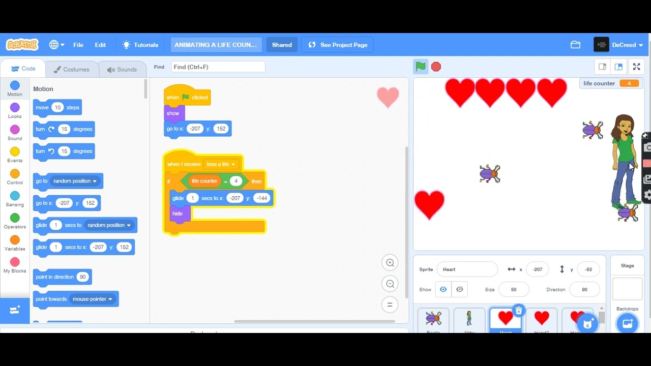 Scratch Program Life Animator - YouTube