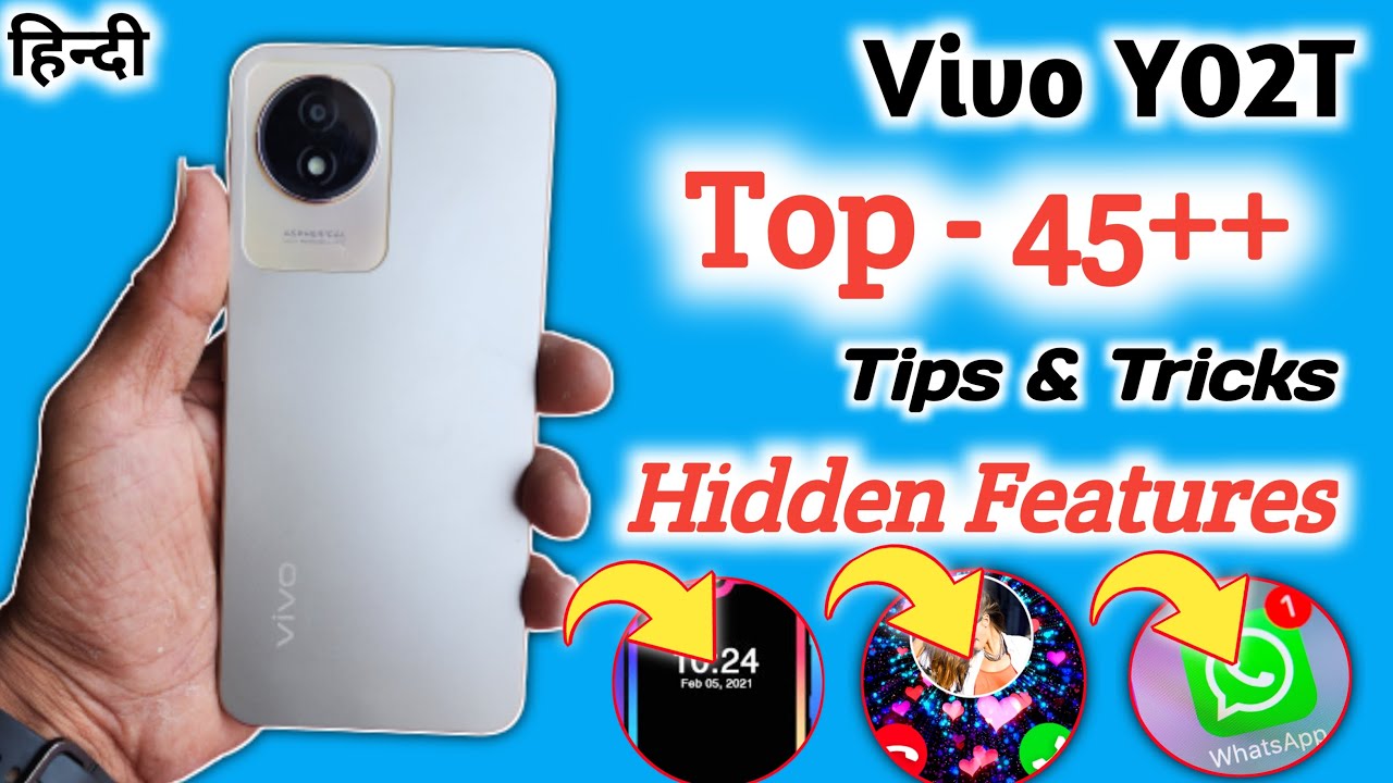 Vivo y02t Tips And Tricks | Top 45++ Hidden Features | Vivo y02t - YouTube