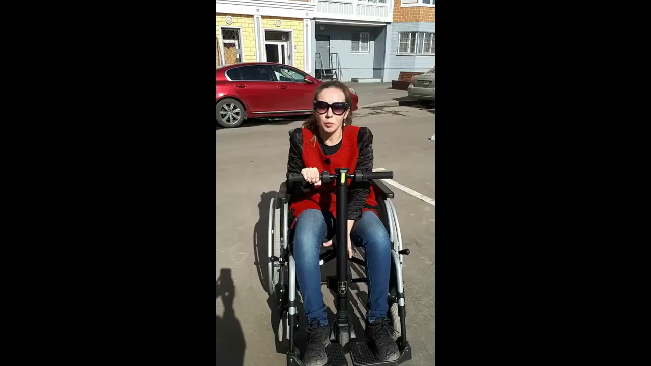 UNA WHEEL Электроприставка для инвалидных колясок UNAwheel Mini ОТЗЫВ ...