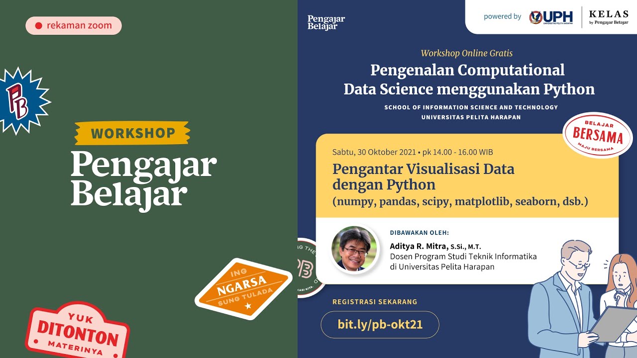Pengajar Belajar x UPH - Pengantar Visualisasi Data dengan Python - YouTube
